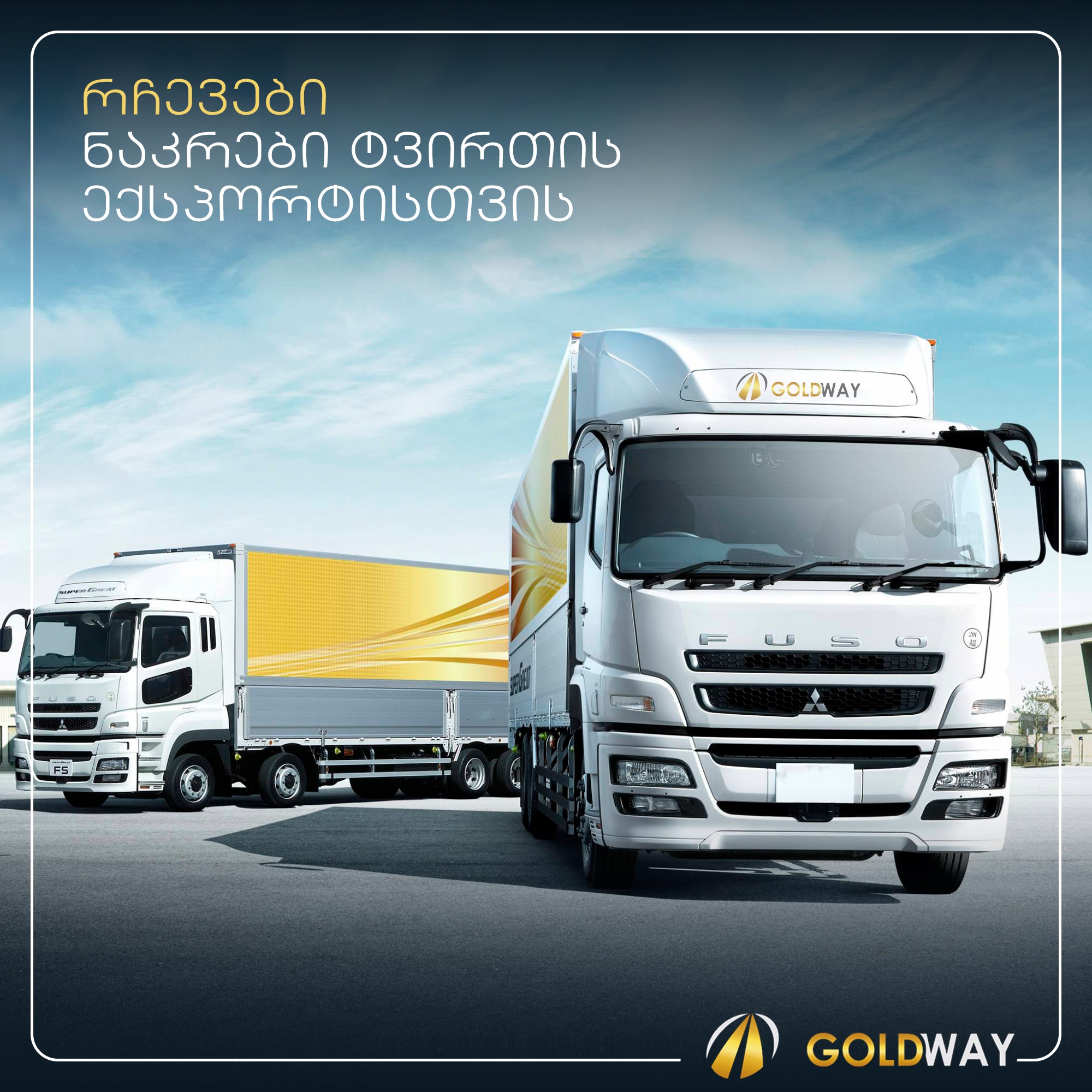 საქართველოდან ტვირთის ექსპორტი - GOLDWAY